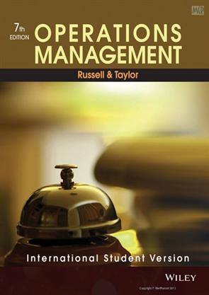 Operations Management 7Th Edition, Books, John Wiley