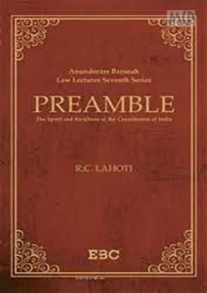 Preamble the Spirit and Backbone of the Constitution of India (Hb ...