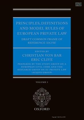 Principles, Definitions And Model Rules Of European Private Law 6 ...
