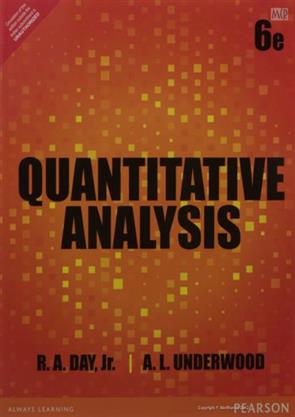 Quantitative Analysis , 6Th Edition, Books, Pearson India