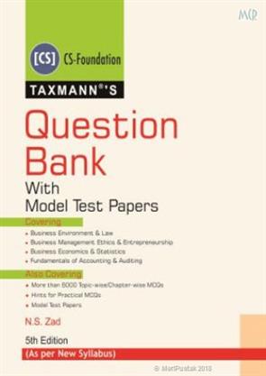 Question Bank With Model Test Papers (5Th Edition 2019), CA CPT Books ...