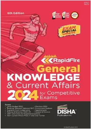 Rapidfire General Knowledge & Current Affairs 2024 for Competitive Exams 6th Edition Previous ...