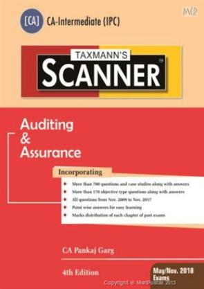 Scanner - Auditing & Assurance Ca-Intermediate (Ipc), CA IPCC Books ...