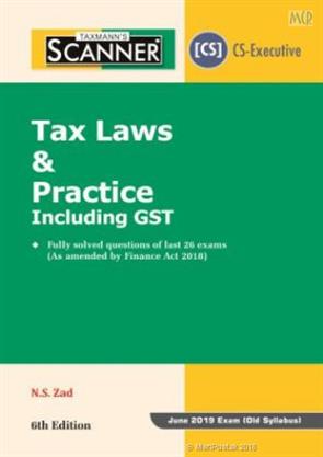 Scanner - Tax Laws & Practice Including Gst June 2019 Exam (Old ...