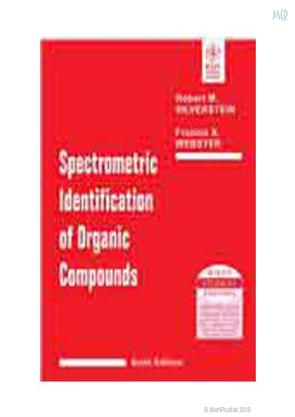 Spectrometric Ident Of Organic Compounds, Chemistry, Wiley