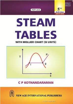 Steam Tables (MULTI COLOUR 5th EDITION), Mechanical / Production Engineering Books, New Age ...