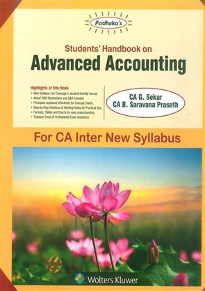 Student Handbook On Advanced Accounting For Ca Inter (New Syllabus), CA ...