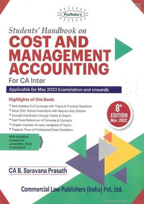 Students Handbook on Cost & Management Accounting 8th Edition 2022 ...
