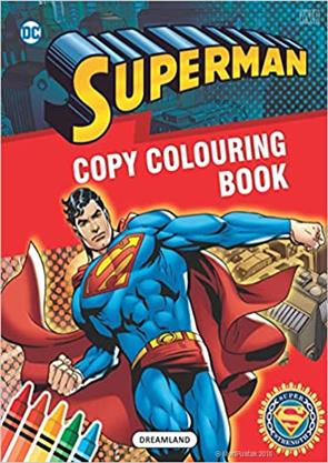 Superman Copy Colouring Book PB, Kids Books, Dreamland Publications