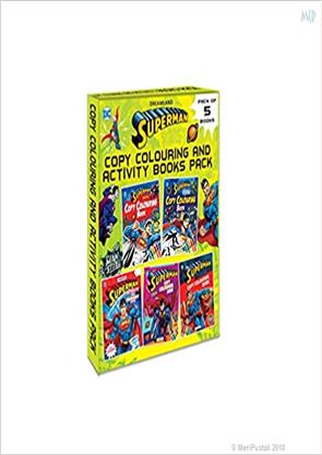 Superman Copy Colouring and Activity Books Pack (A Pack of 5 Books ...