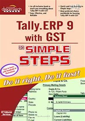Tally Erp 9 With Gst In Simple Steps, GST Books, Dreamtech Press