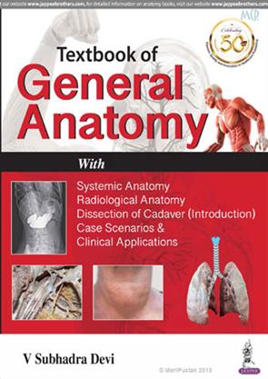 Textbook Of General Anatomy 1St Edition 2018, Anatomy Books, Jaypee ...