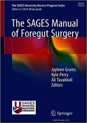 The Sages Manual Of Foregut Surgery 1St Edition 2019, Surgery Books ...