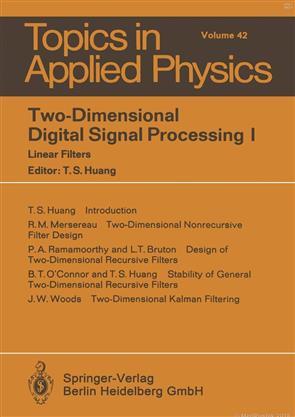 Two-Dimensional Digital Signal Processing I Linear Filters