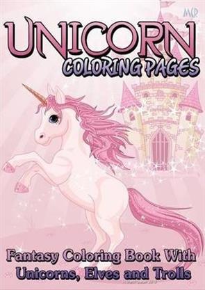 Unicorn Coloring Pages Fantasy Coloring Book with Unicorns Elves and ...