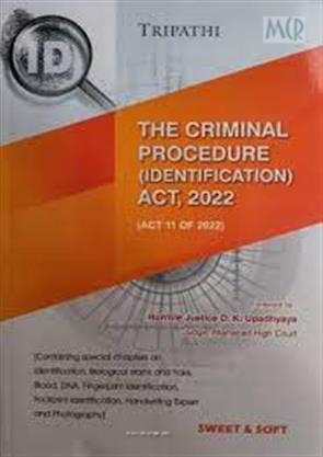 the Criminal Procedure (Identification Act 2022) Edition 2022, Criminal ...